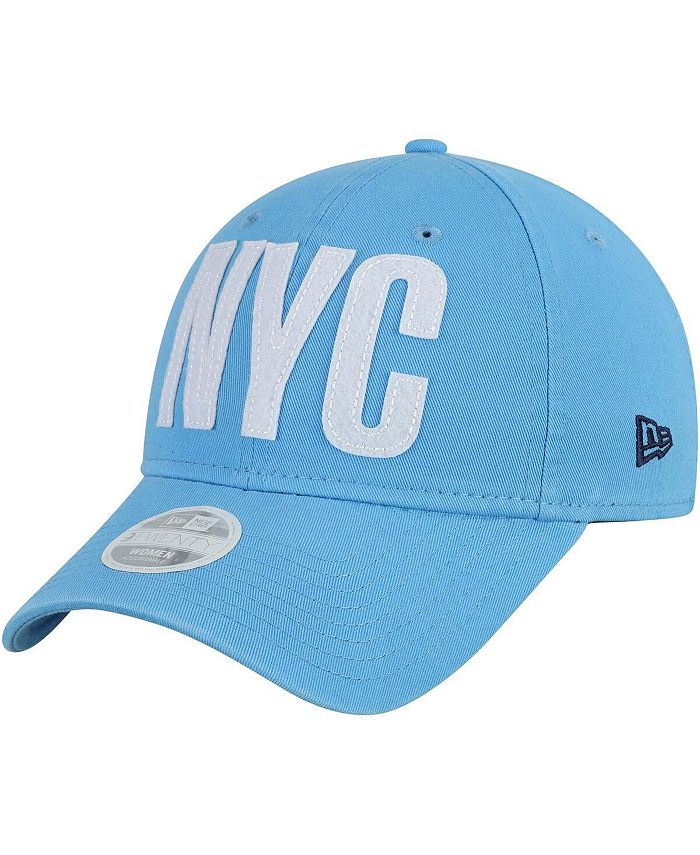 New Era Women's Light Blue New York City FC Airport 9TWENTY Adjustable ...