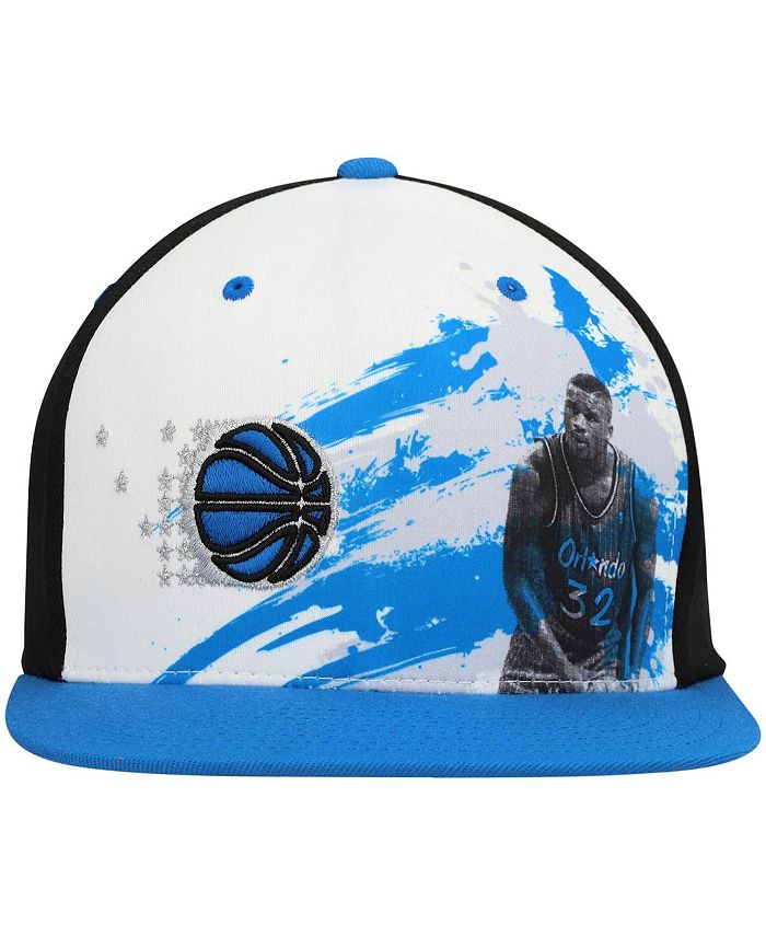 Mitchell & Ness Men's Shaquille O'Neal Black Orlando Magic Hardwood ...