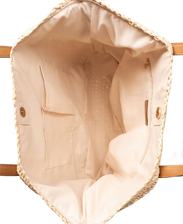 INC International Concepts Straw Tote, Created for Macy's & Reviews ...