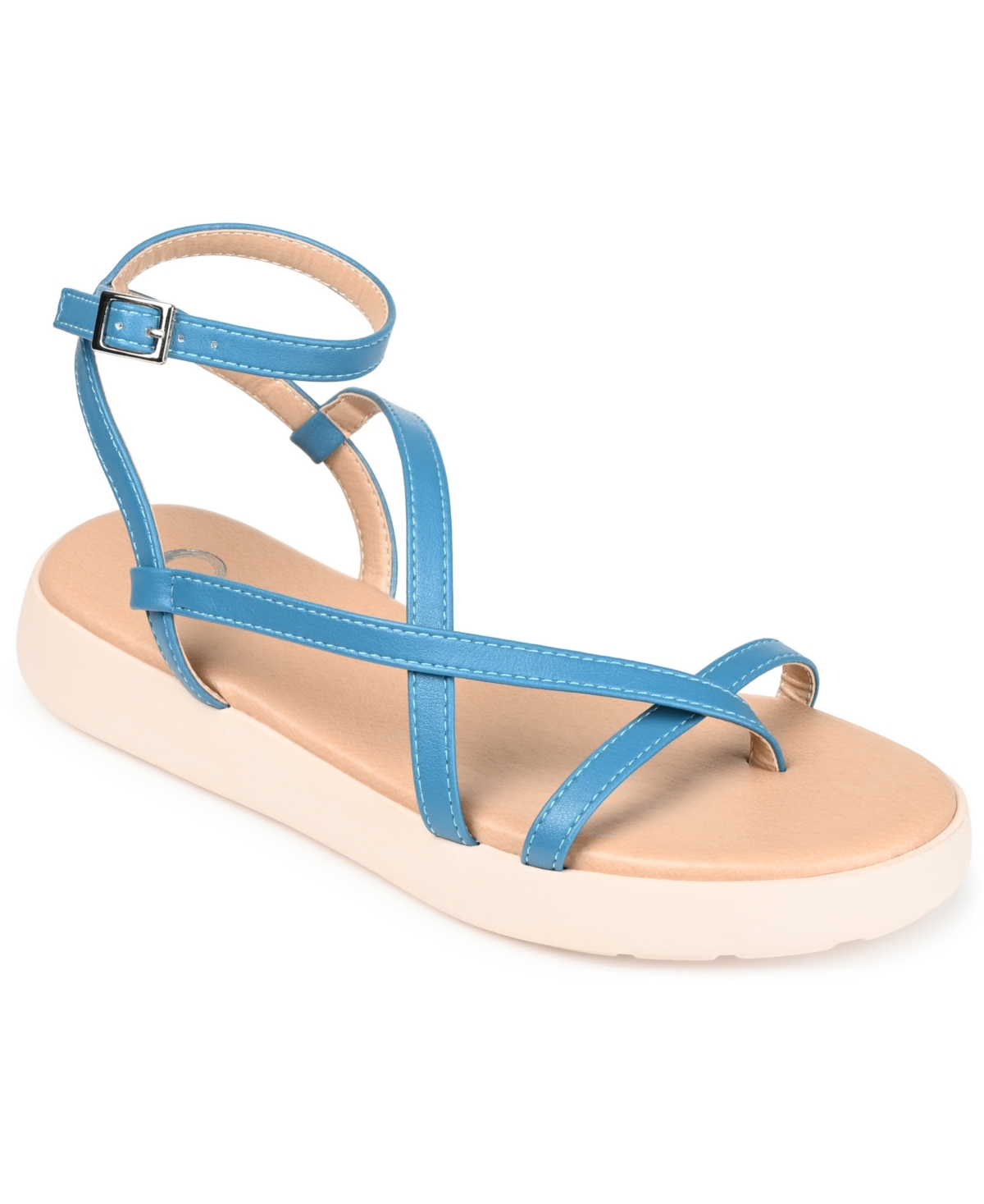 Click here for Journee Collection Womens Jeselia Sandals - Blue prices