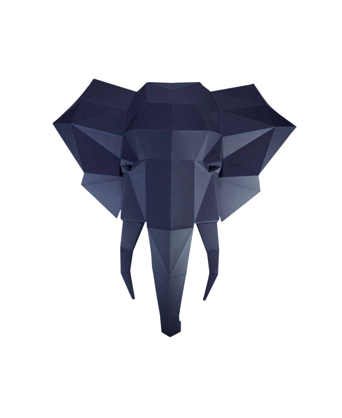 Papercraft World 3D Papercraft Wall Art Diy Kit, Elephant Head Kit ...