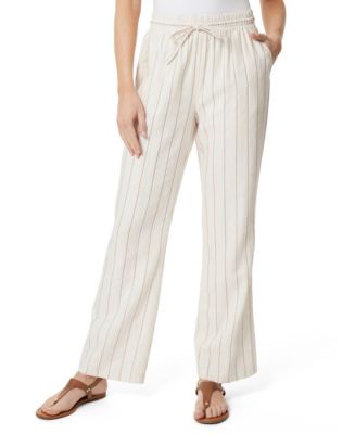 Women's Pull On Drawstring Slash Pocket Trouser Pants - Macy's