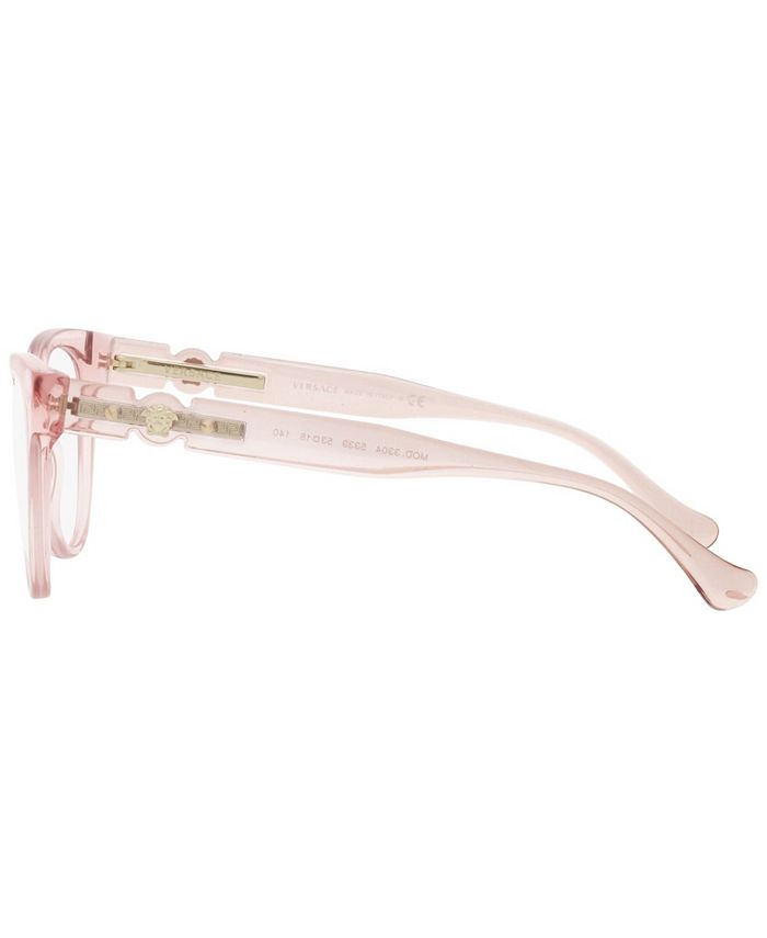 Versace VE3304 Women's Rectangle Eyeglasses - Macy's