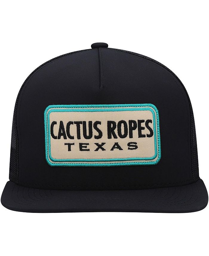 Hooey Men's Black Cactus Ropes Trucker Snapback Hat - Macy's
