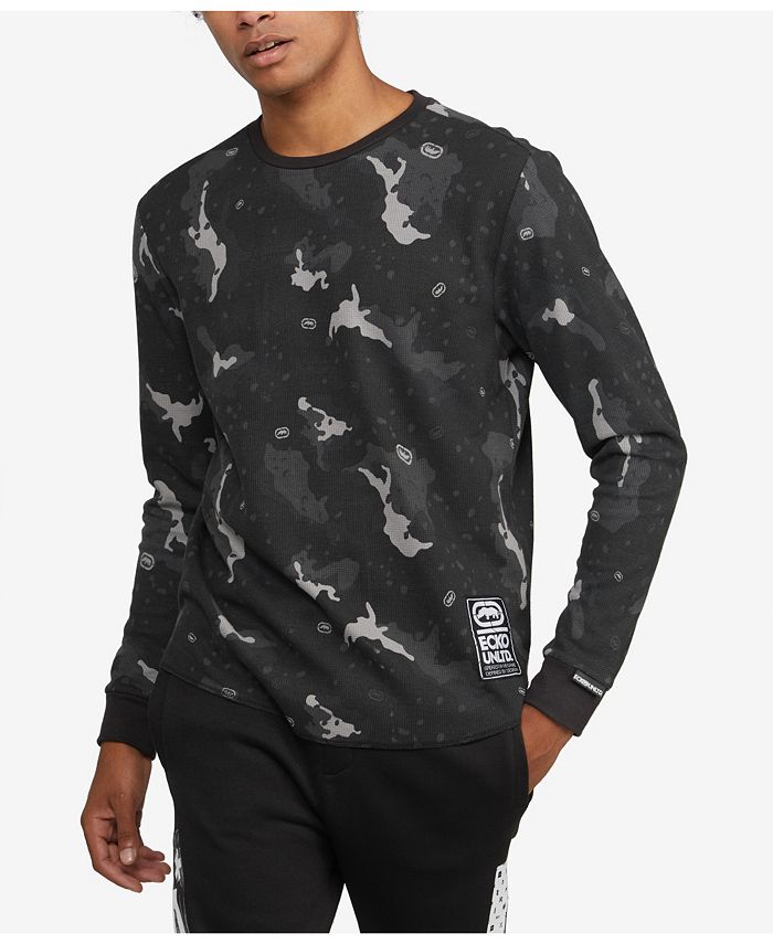 Ecko Unltd Men's All Over Print Stunner Thermal Sweater - Macy's