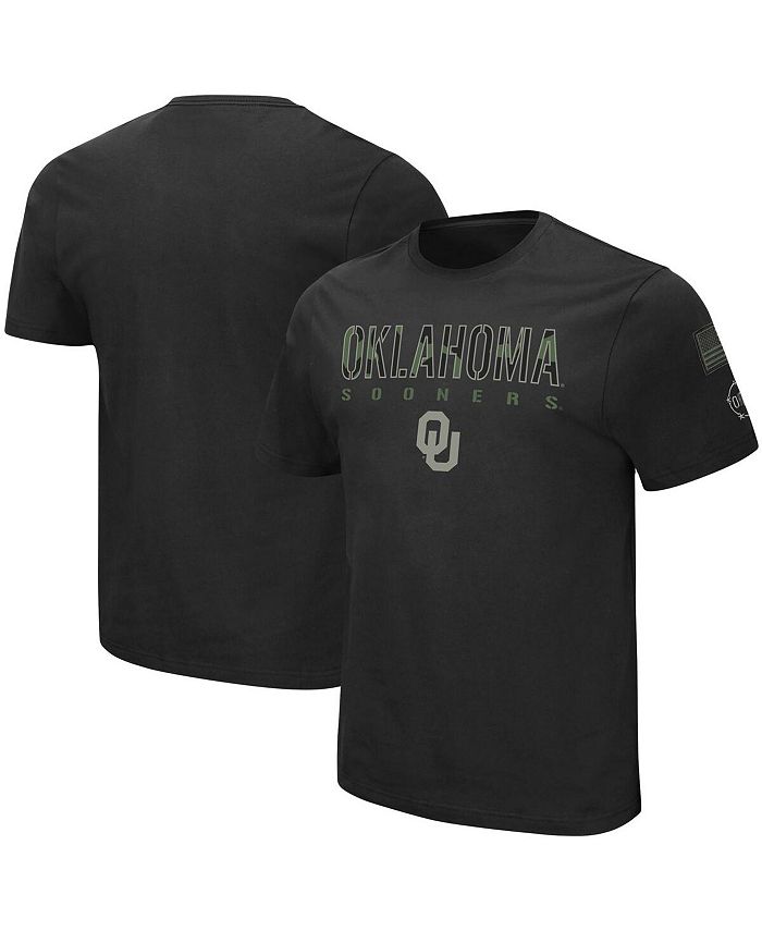 Colosseum Men's Black Oklahoma Sooners Big and Tall OHT Military-Inspired Appreciation Informer ...
