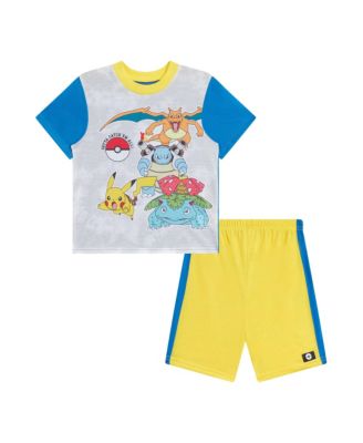 Little Boys Pokemon T-shirt and Shorts, 2-Piece Set - Macy's