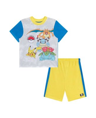 Little Boys Pokemon T-shirt and Shorts, 2-Piece Set - Macy's