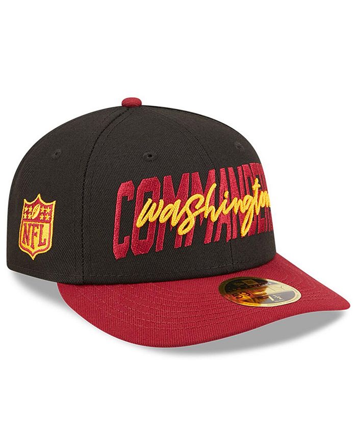 New Era Men's Black and Burgundy Washington Commanders 2022 NFL Draft ...