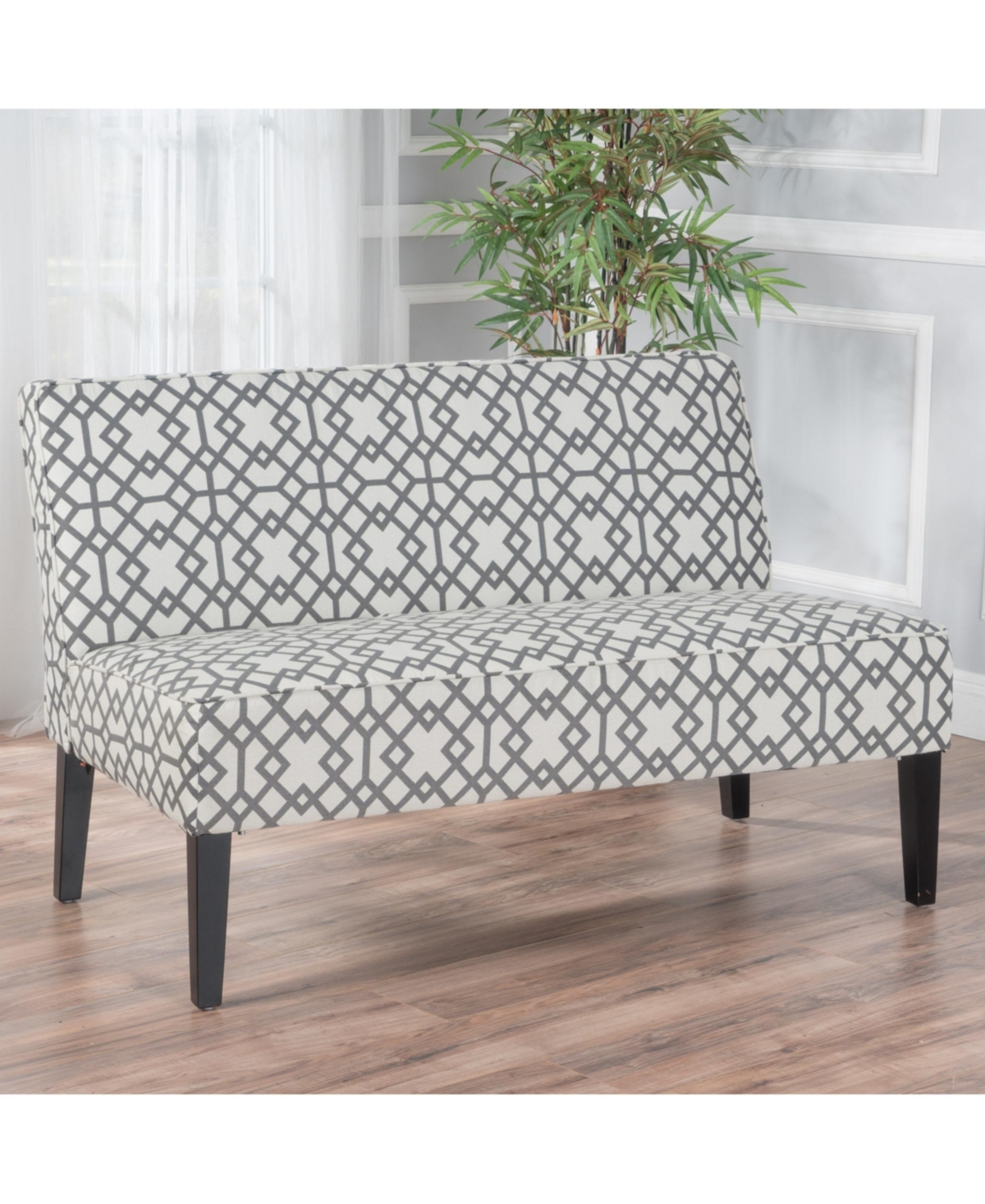 Click here for Dejon Modern Loveseat - Gray prices