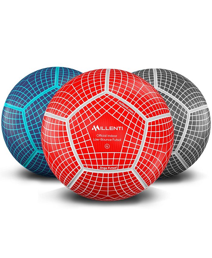 MILLENTI US Soccer Ball Official Size 4 Futsal Indoor Soccer Ball - Low ...