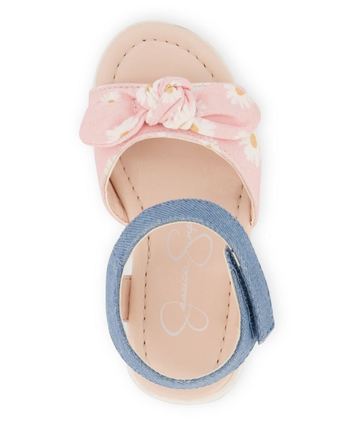 Jessica Simpson Toddler Girls Bow Detailing Sandal - Macy's