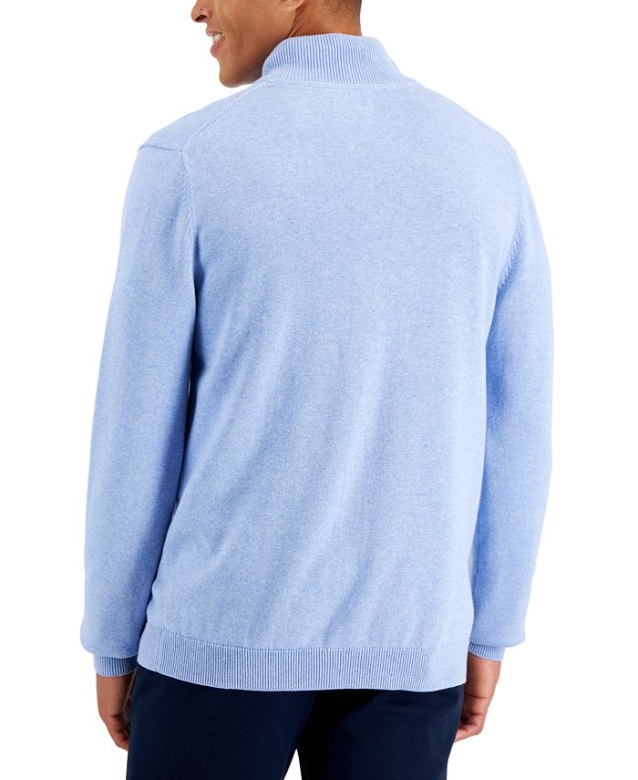 Club Room Men's Full-Zip Sweater, Created for Macy's & Reviews ...