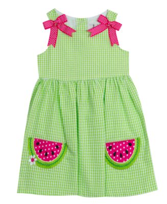 Little Girls Check Dress - Macy's
