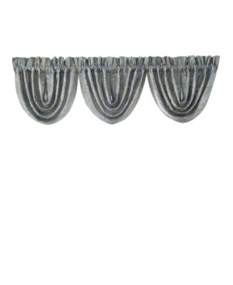 Waterford Shelah Waterfall Valance, Set of 3 - Macy's
