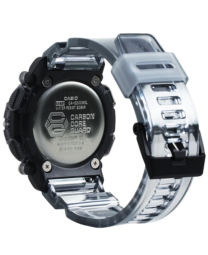 G-Shock Men's Analog Digital Gray Resin Strap Watch 47mm - Macy's