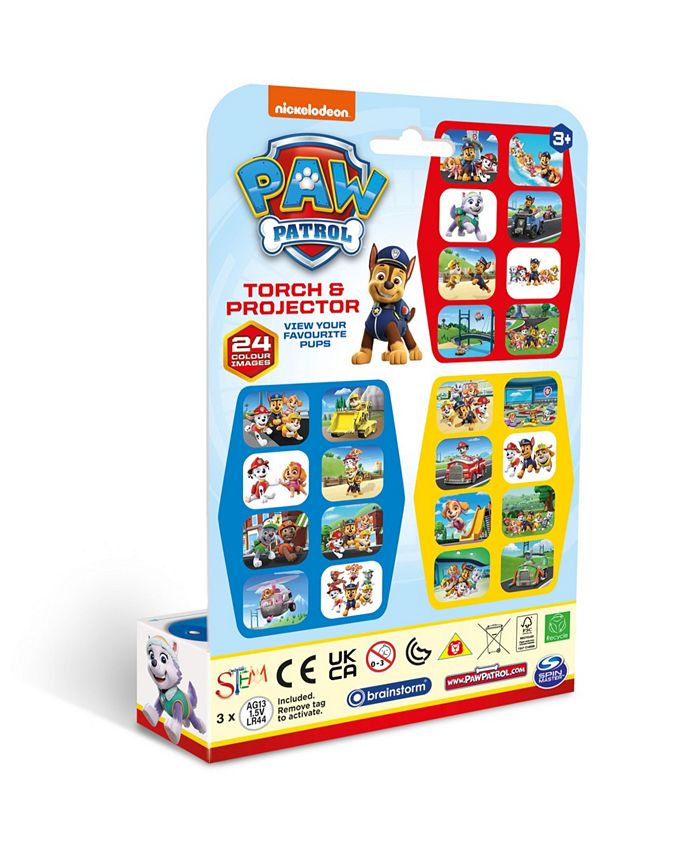 Brainstorm Toys Paw Patrol Children's Flashlight and Projector Toy Set ...