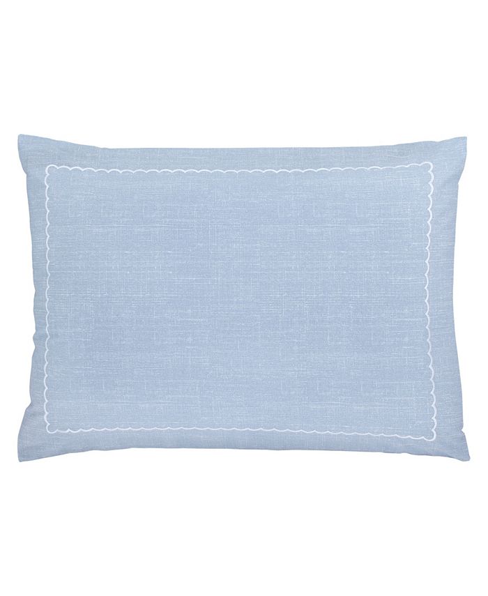 Laura Ashley Forsythia Cotton Reversible 7 Piece Comforter Set, King ...