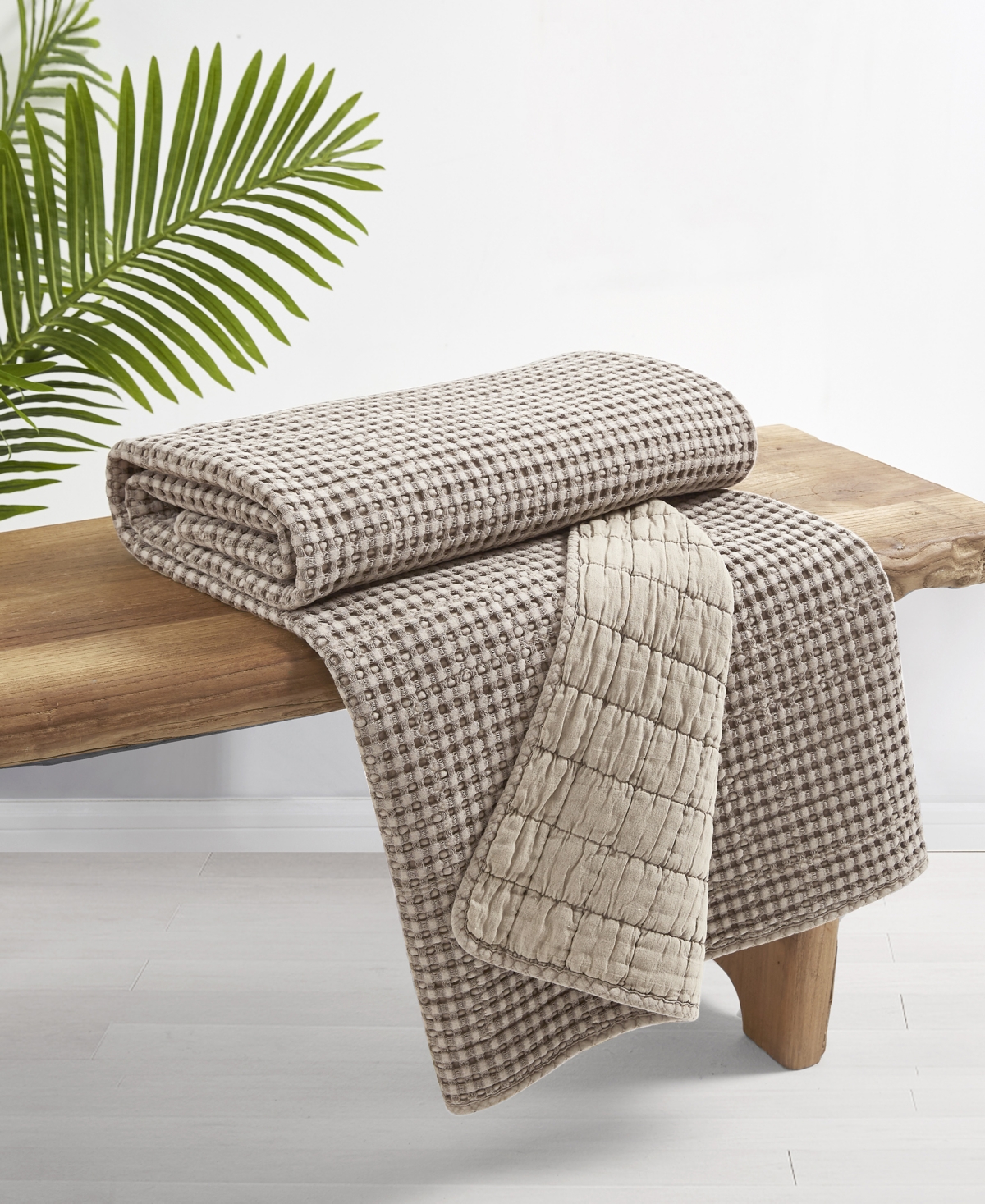 Click here for Levtex Mills Waffle Stitched Quilted Throw  60 x 5... prices