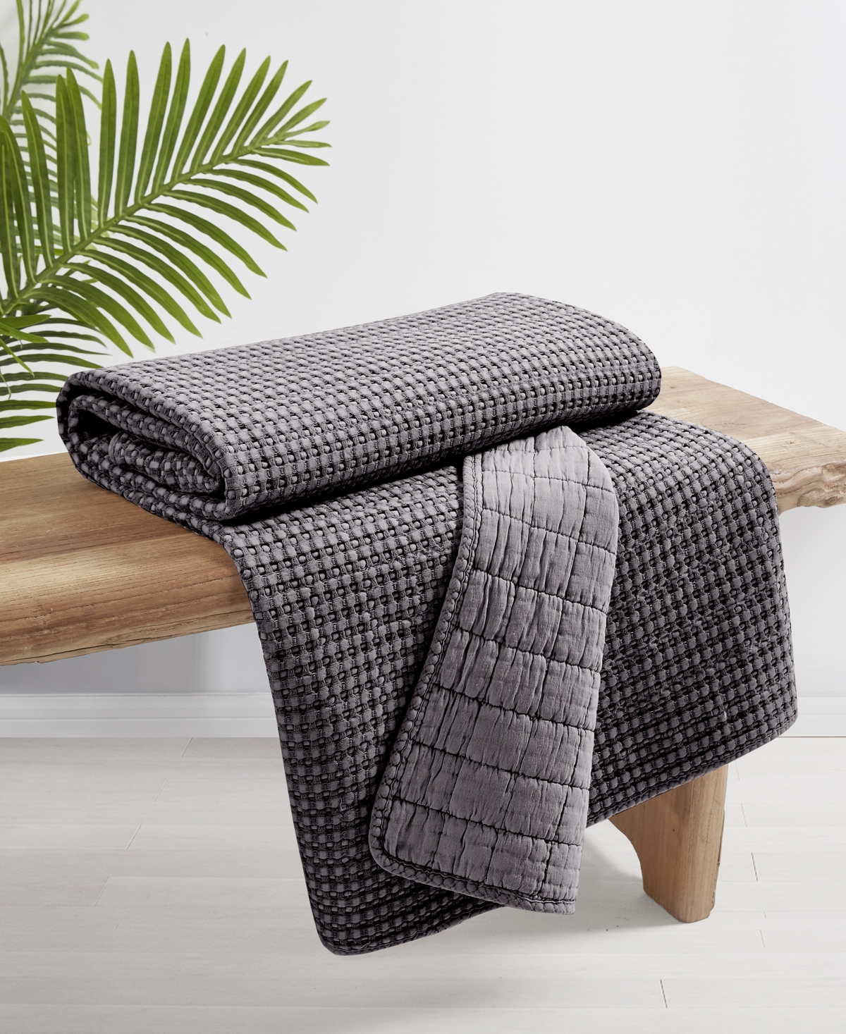 Click here for Levtex Mills Waffle Stitched Quilted Throw  60 x 5... prices