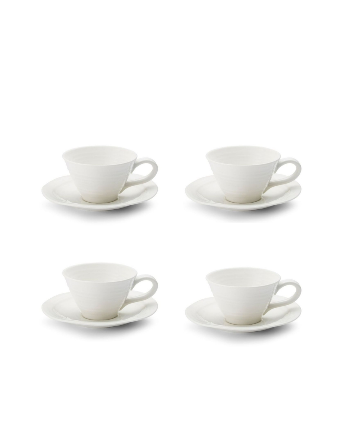 Click here for Portmeirion Sophie Conran Teacups & Saucers  Set o... prices