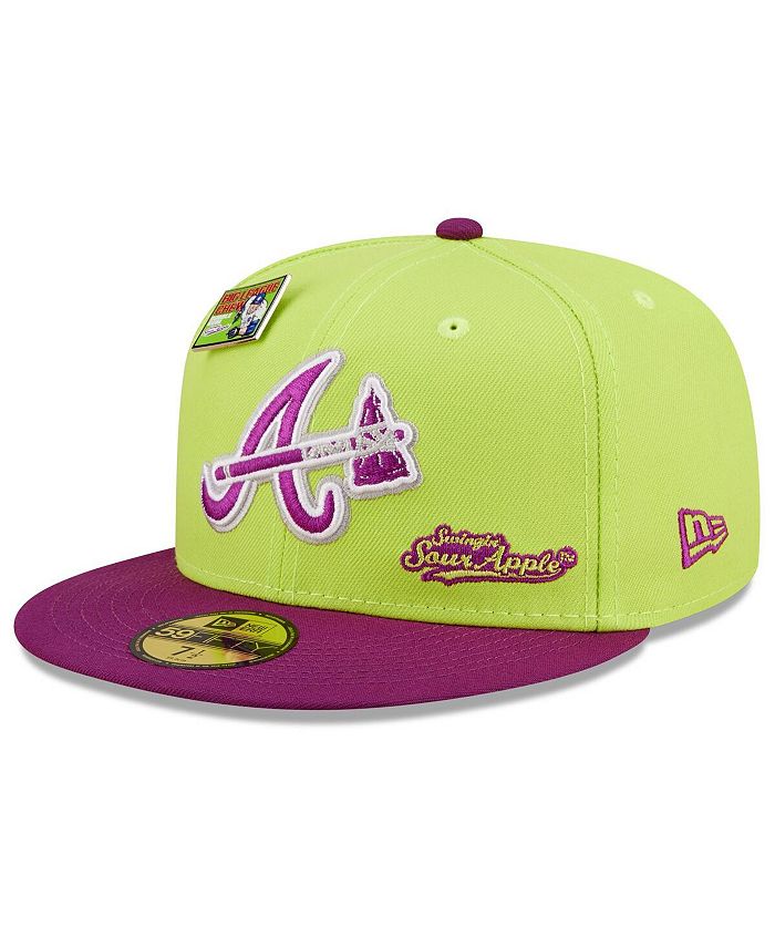 New Era Men's Green and Purple Atlanta Braves MLB x Big League Chew ...