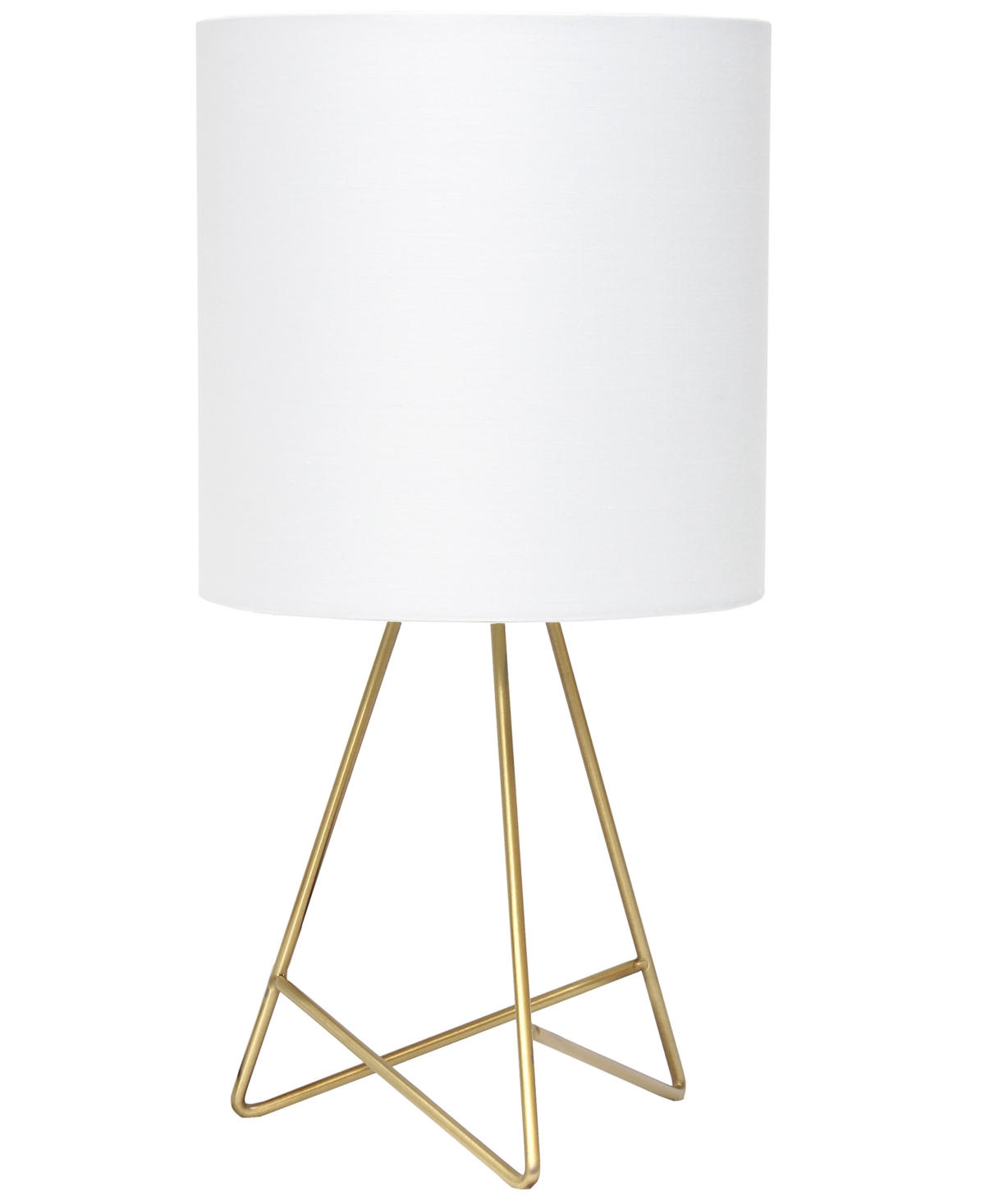 Click here for Simple Designs Down To The Wire Table Lamp - Gold-... prices
