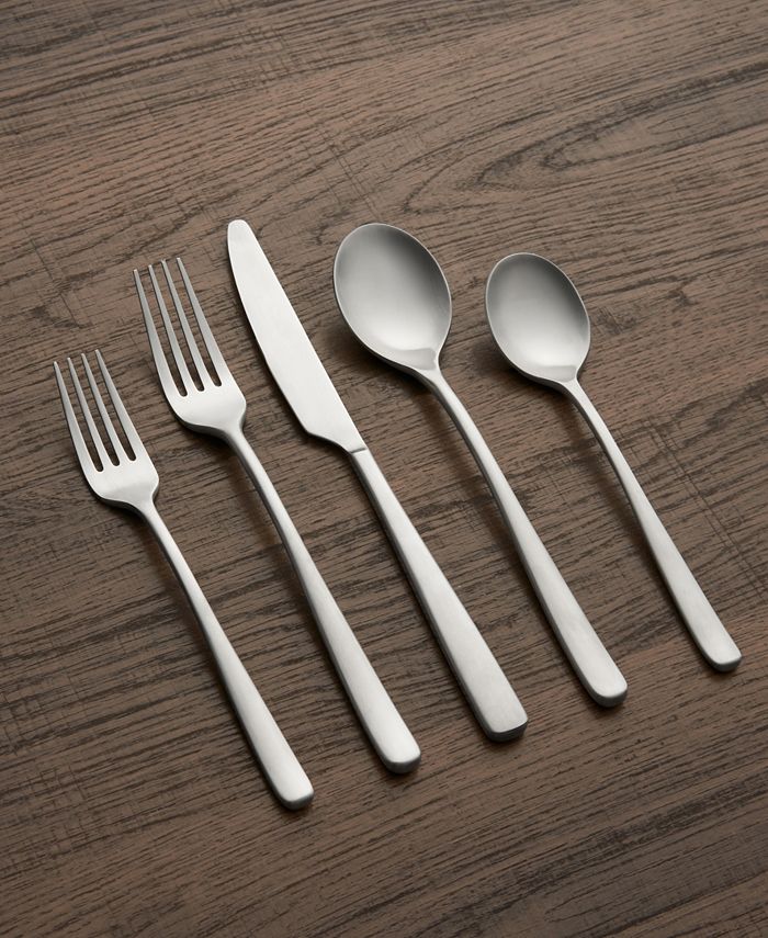 Cambridge Silversmiths Rise Satin Flatware Set, 20 Piece - Macy's