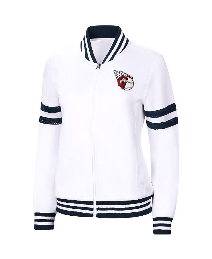 G-III 4Her by Carl Banks Women's White Cleveland Guardians Pre-Game ...