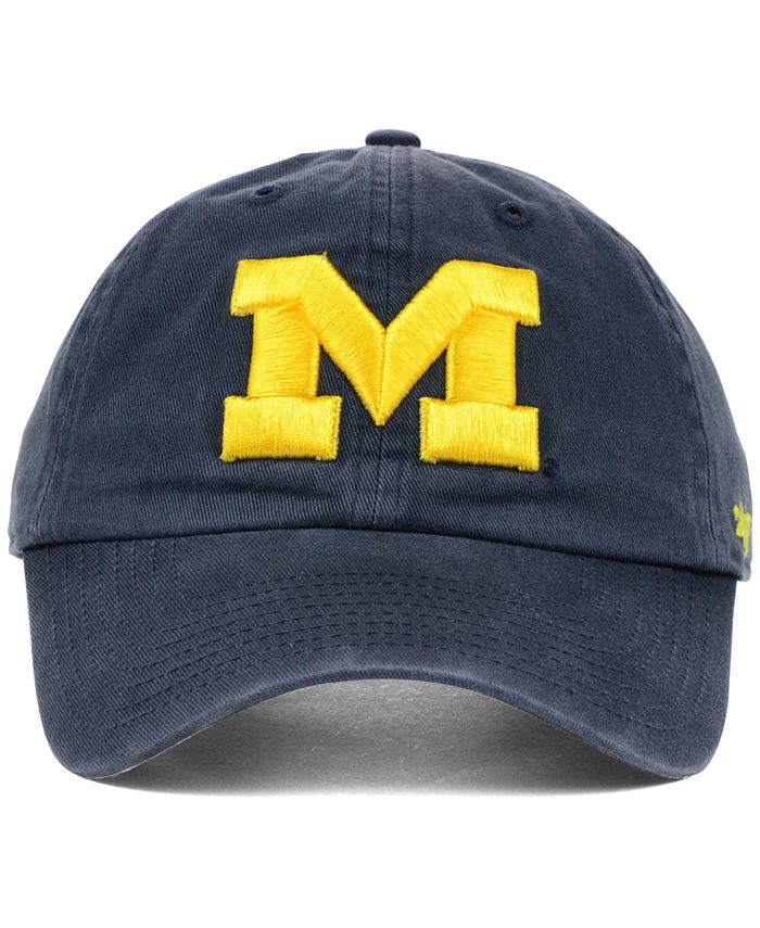 '47 Brand Michigan Wolverines NCAA Clean-Up Cap - Macy's