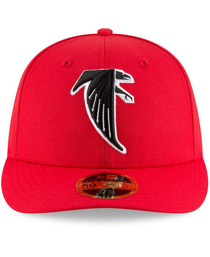 New Era Men's Red Atlanta Falcons Omaha Throwback Low Profile 59FIFTY ...