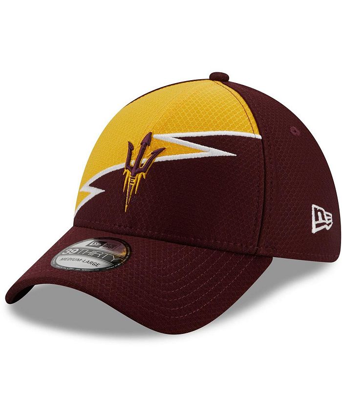 New Era Men's Maroon Arizona State Sun Devils Bolt 39THIRTY Flex Hat ...