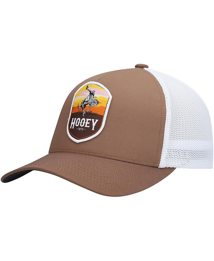 Hooey Men's Brown and White Cheyenne Flex Hat - Macy's