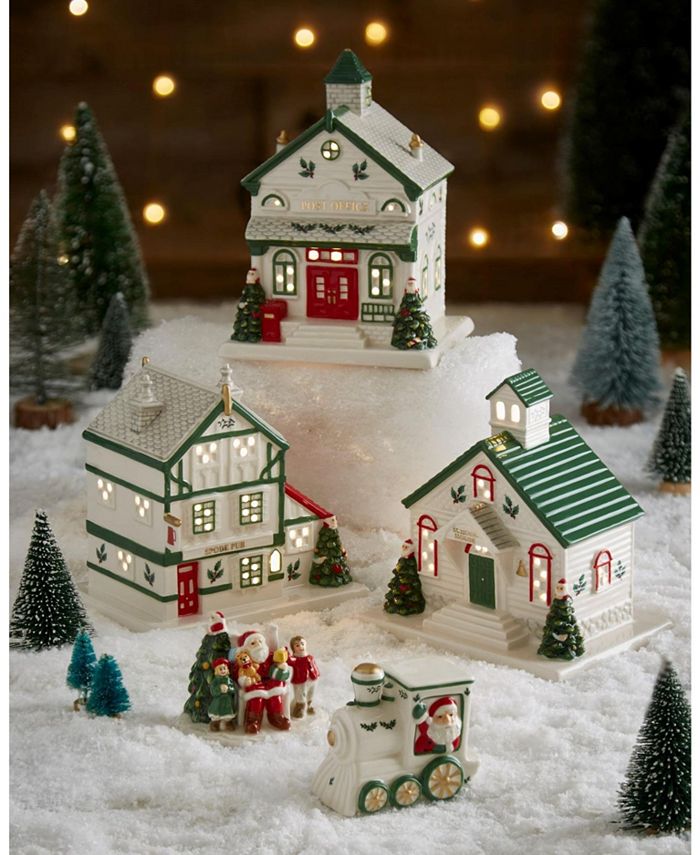 Spode Christmas Tree LED Illuminated Post Office - Macy's