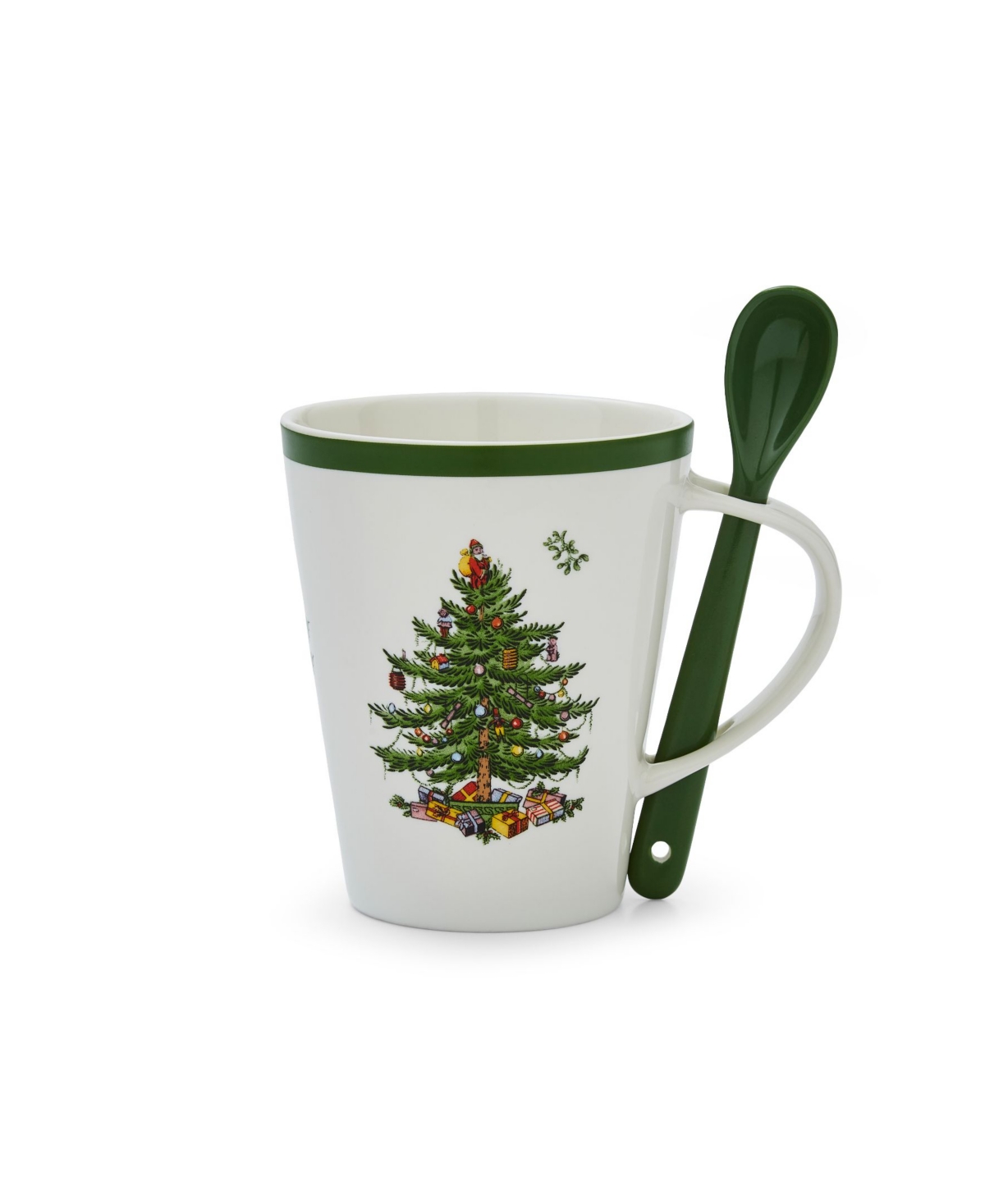 Click here for Spode Christmas Tree Mug & Spoon Set - Green prices