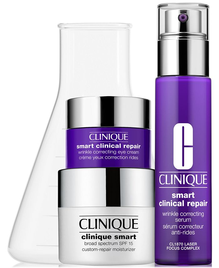 Clinique 3-Pc. Smooth & Renew Lab Skincare Set - Macy's