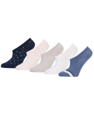 Women's No Show Low-Cut Invisible Liner Casual Socks, Pack of 5 - Macy's