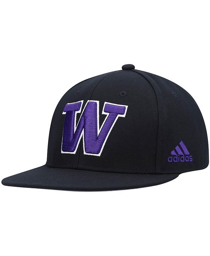 adidas Men's Black Washington Huskies On-Field Baseball Fitted Hat - Macy's