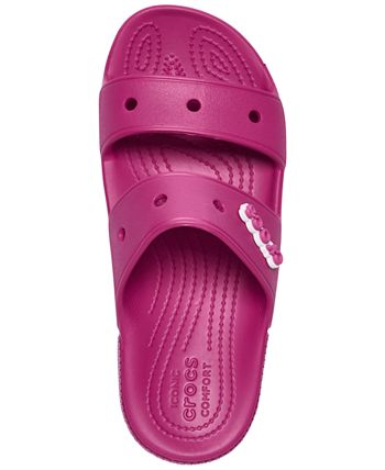 Crocs Women's Classic 2-Strap Slide Sandals from Finish Line & Reviews ...