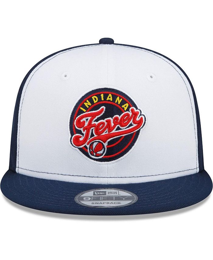 New Era Men's Indiana Fever White, Navy 2022 WNBA Draft 9Fifty Snapback ...