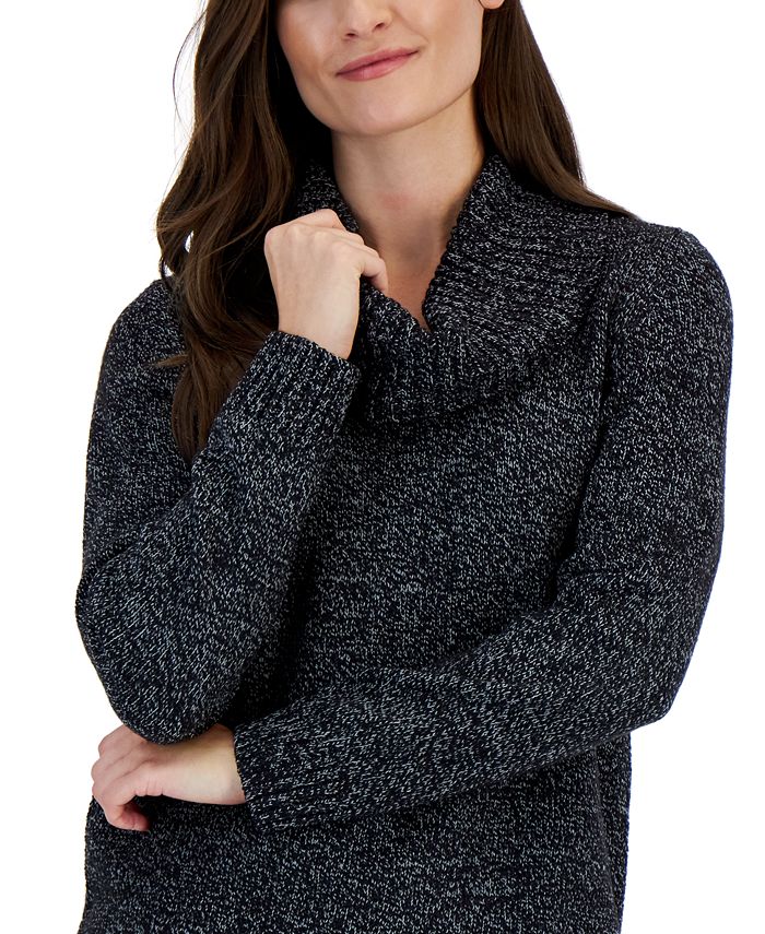 Karen Scott Women's Cowl Neck Tunic Sweater, Created for Macy's - Macy's
