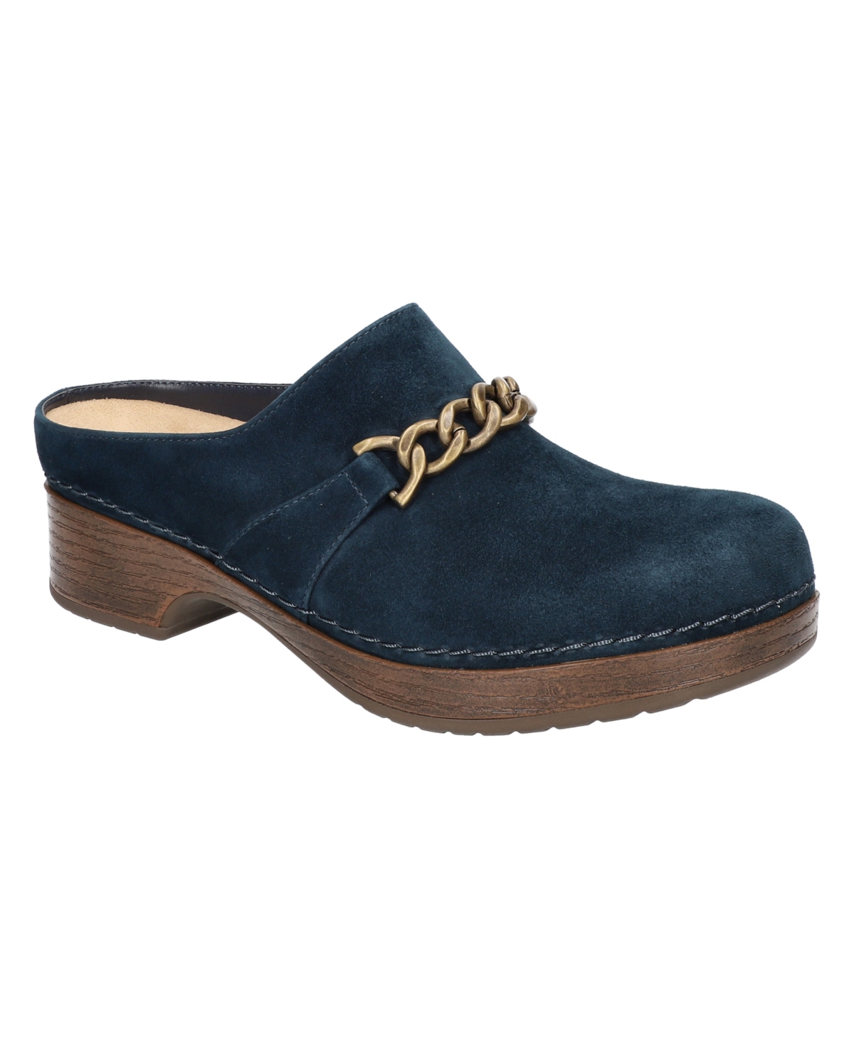 Click here for Bella Vita Womens Ventura Clogs - Navy Suede Leath... prices