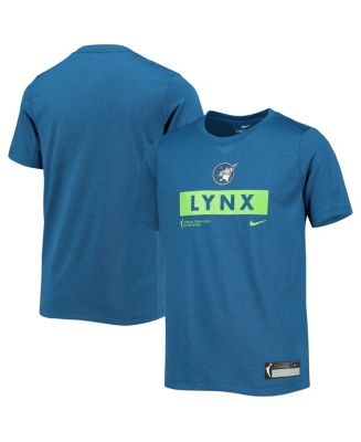 Big Boys Nike Blue Minnesota Lynx Practice Performance T-shirt - Macy's