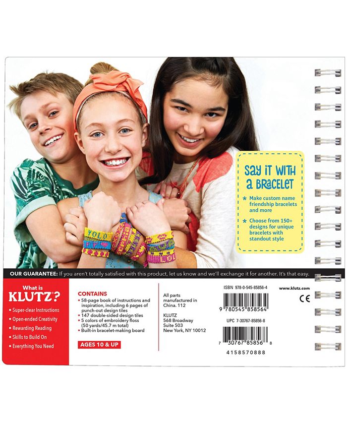 Klutz Personalized Friendship Bracelets Set, 217 Piece - Macy's