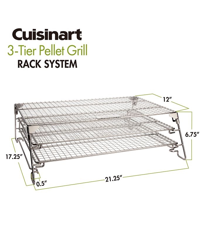 Cuisinart 3-Tier Pellet Grill Rack System - Macy's