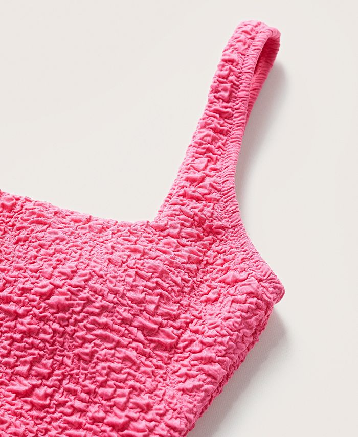 MANGO Women's Textured Swimsuit - Macy's