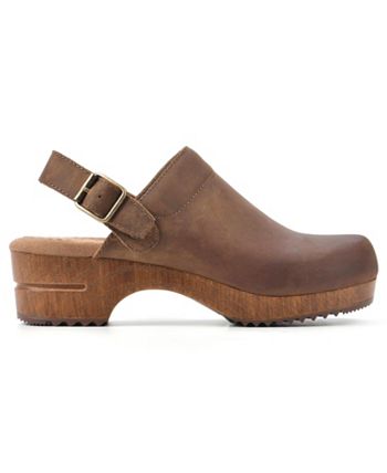 White Mountain Women's Being Slingback Platform Clogs - Macy's