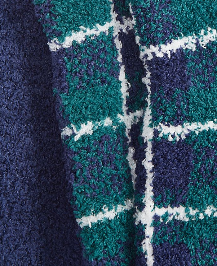 Charter Club Women's Plaid Fuzzy Butter Socks, Created for Macy's - Macy's