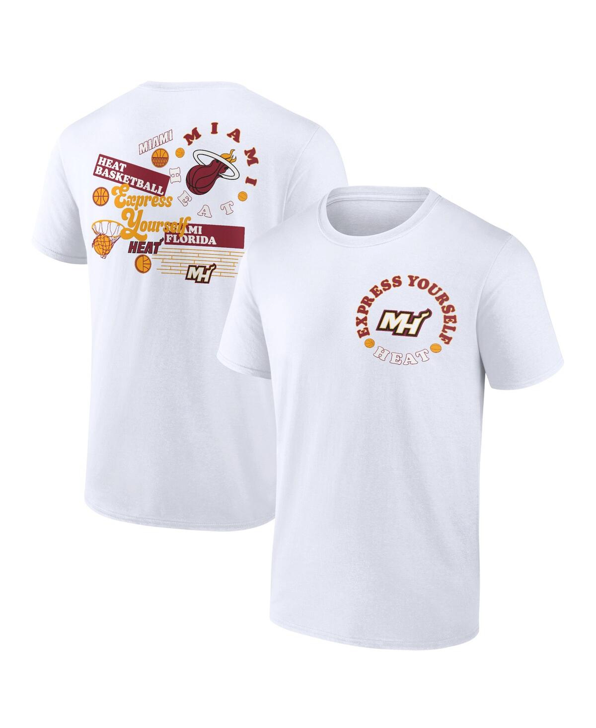 Click here for Mens Fanatics White Miami Heat Street Collective T... prices