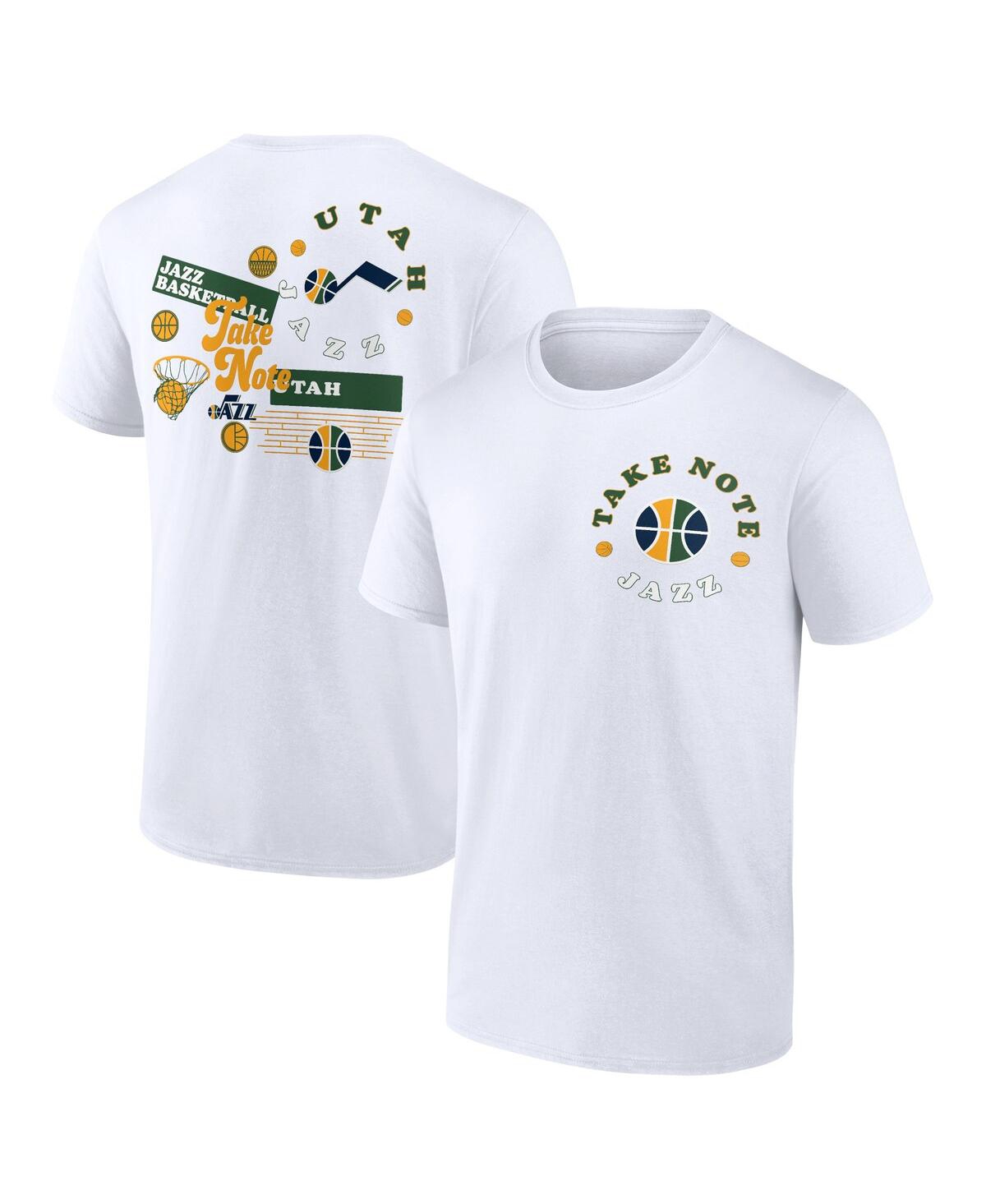 Click here for Mens Fanatics White Utah Jazz Street Collective T-... prices